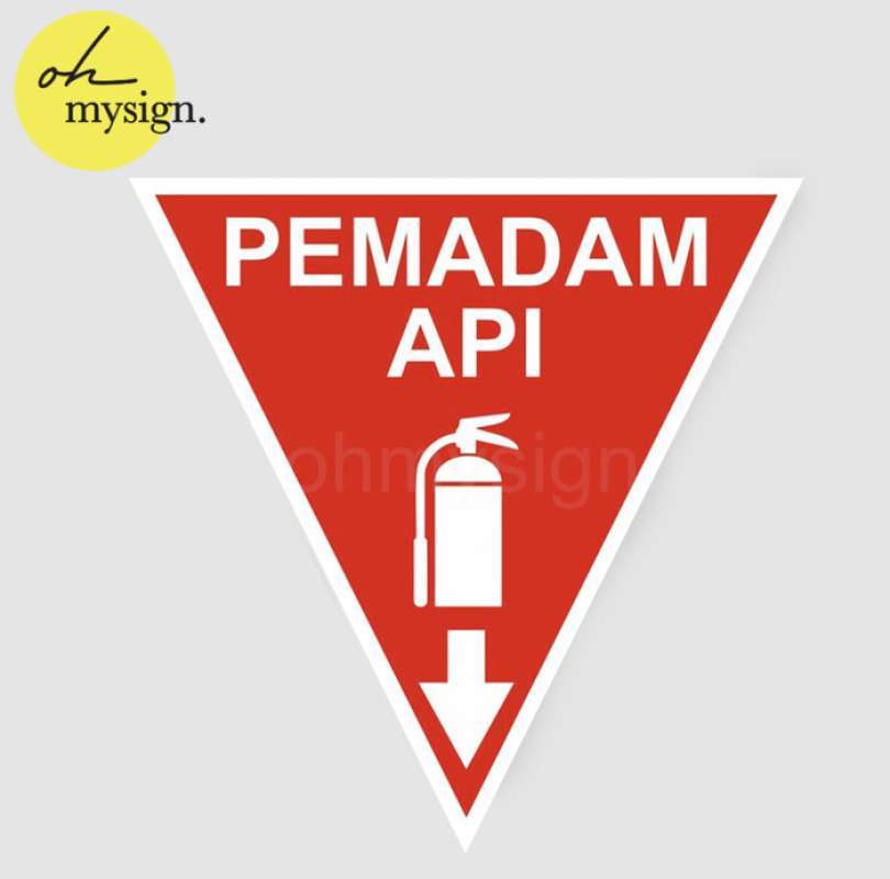 Jual SIGN AKRILIK SIMBOL PEMADAM API | LABEL AKRILIK PEMADAM API di ...
