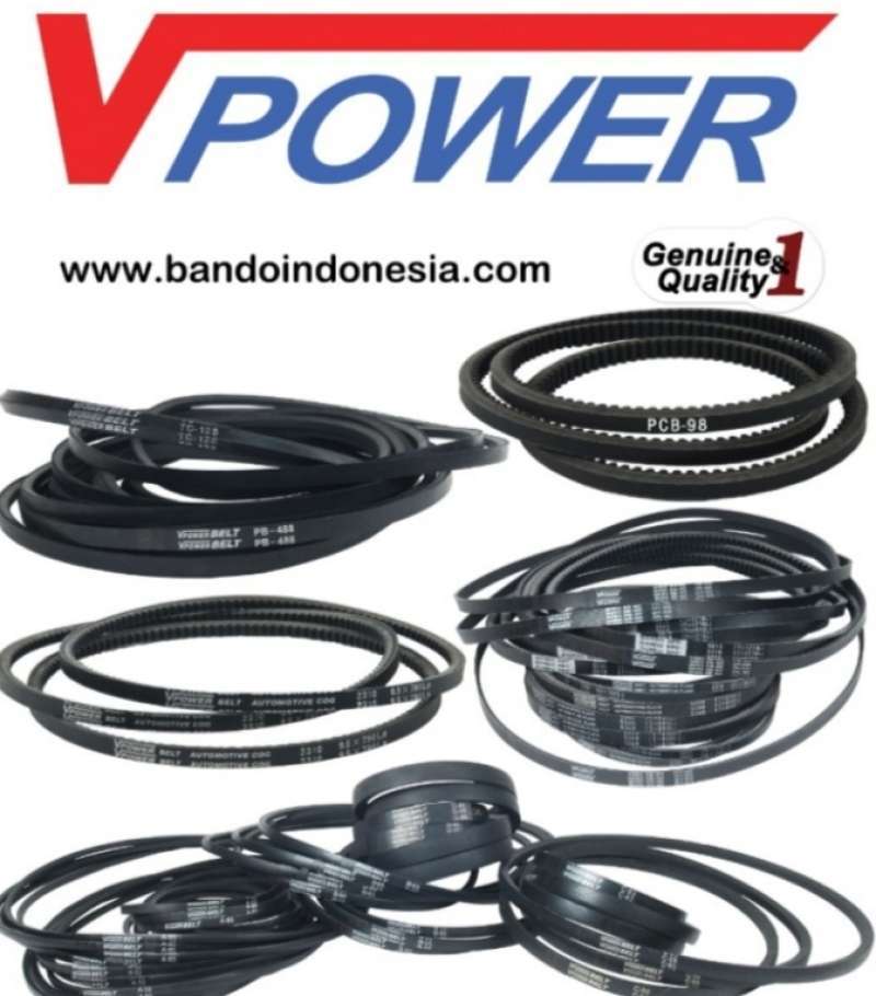 Jual Vanbelt A39 Mbi Mitsuboshi Bando Vpower A 39 Tali Vbelt Van Fan A ...