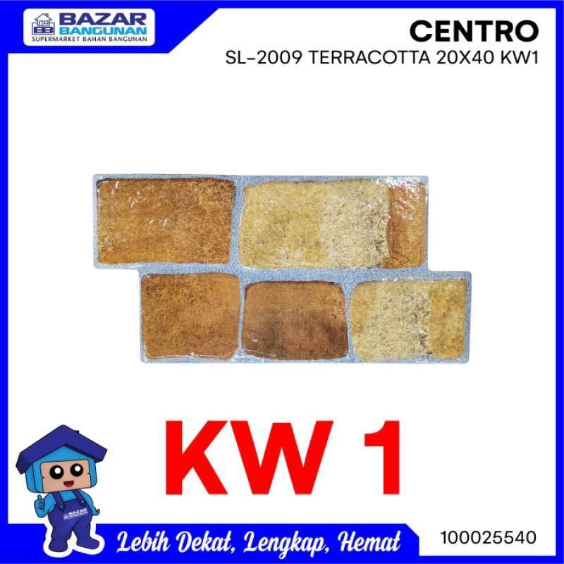 Jual Ready KERAMIK DINDING / TEMBOK WALL TILE CENTRO TERRACOTTA SL2009 ...