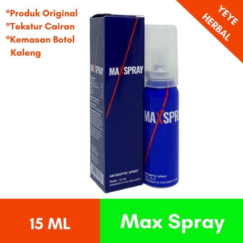 Jual Maxspray Antiseptic Spray 15 ml di Seller Yeye Herbal - Pejuang ...