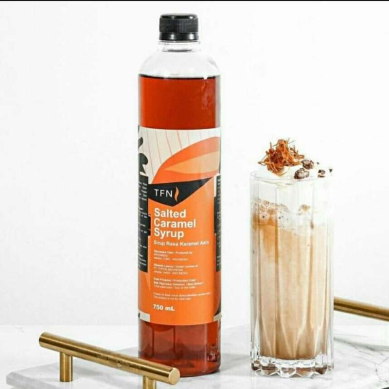Jual toffin flavored salted caramel syrup 750ml / sirup salted caramel ...