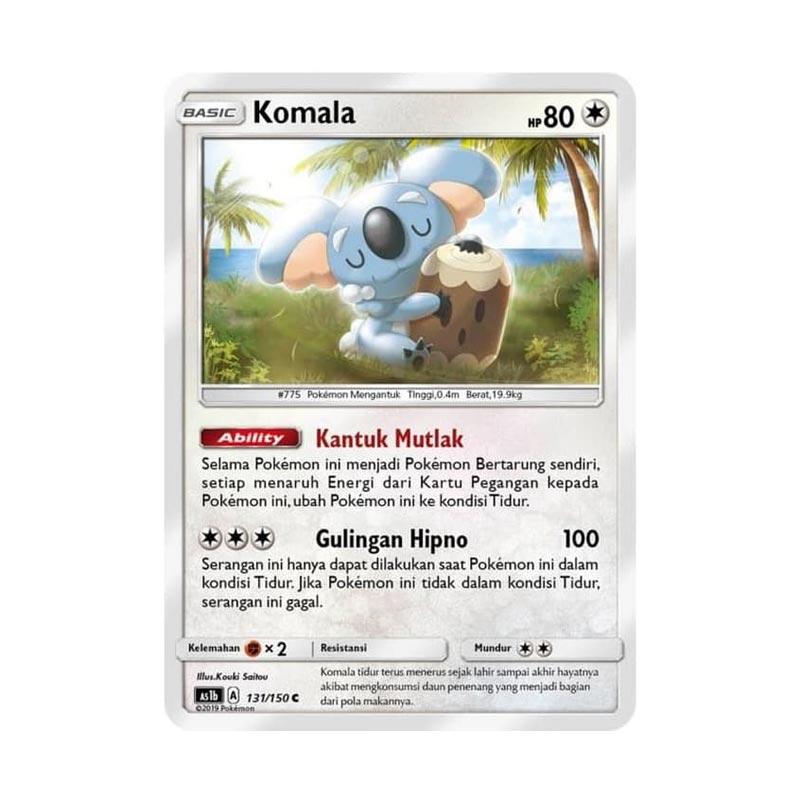 Jual Pokemon Indonesia Trading Card Komala AS1b 131-150 C di Seller ...
