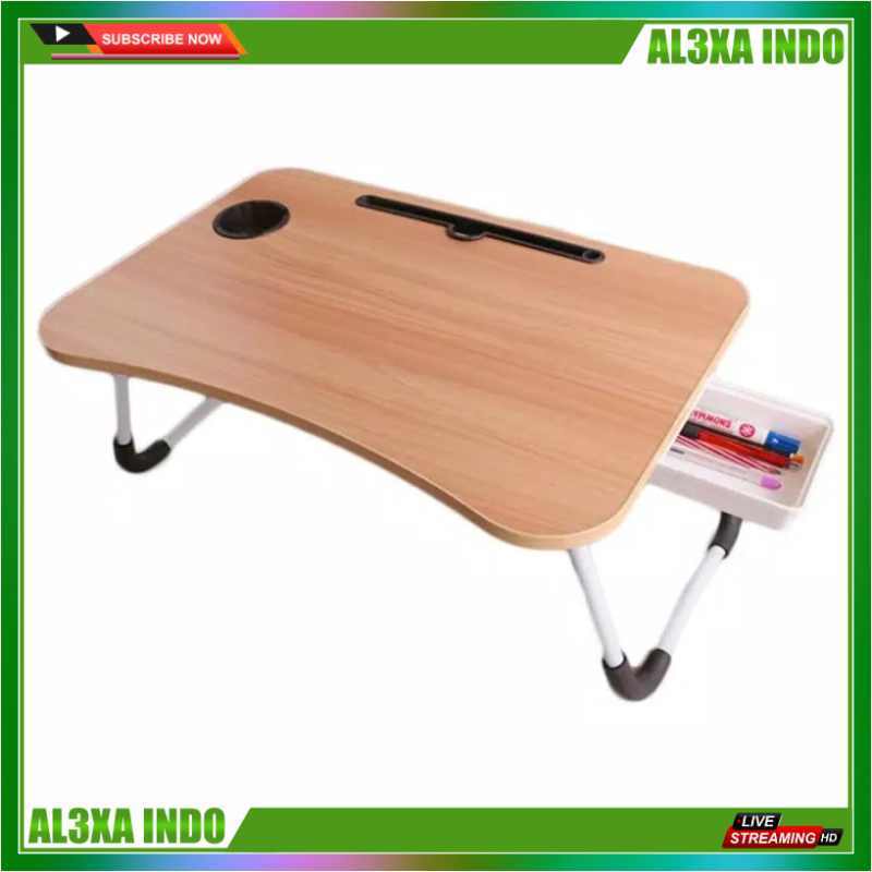 Jual Meja Lipat Laptop Portable-Kayu di Seller AL3XA INDO - | Blibli