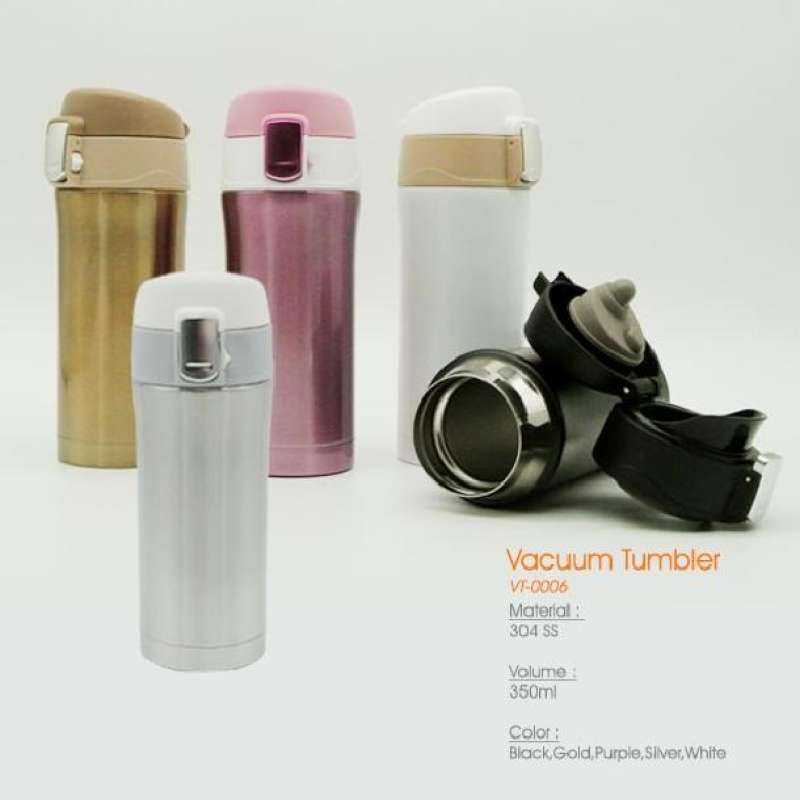 Jual Botol Minum Tumbler Termos Stainless Vacuum Tahan Panas 350ml VT ...