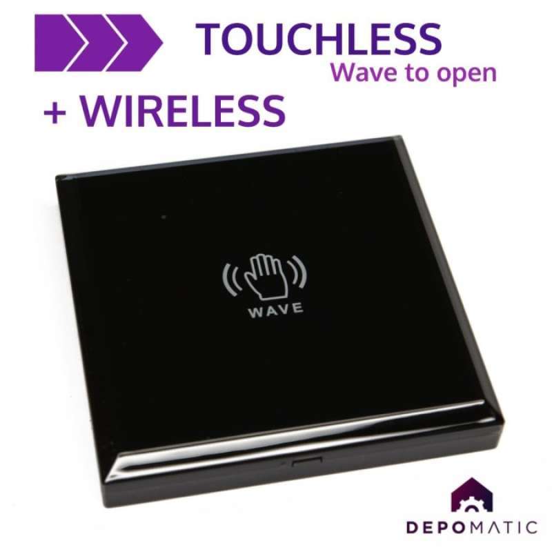 Jual Exit Button Infrared TOUCHLESS WIRELESS New Access Control ...