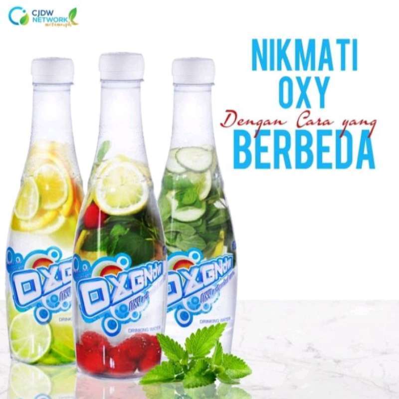 Jual air mineral oxy 470ml air minum dalam kemasan beroksigen tinggi ...