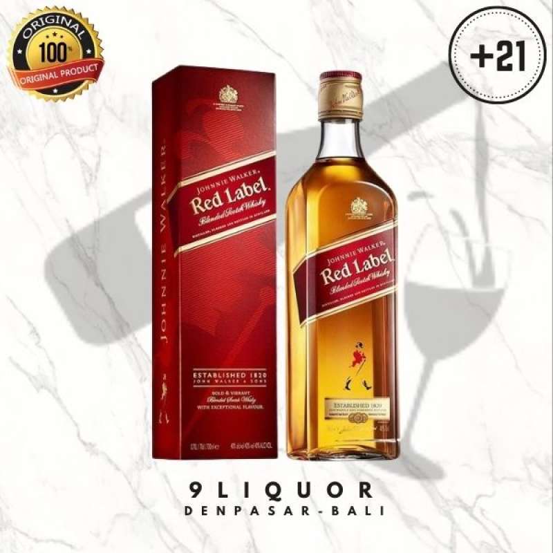 Jual Johnnie Walker Red Label 1 Liter Di Seller 9liquor Official Store ...