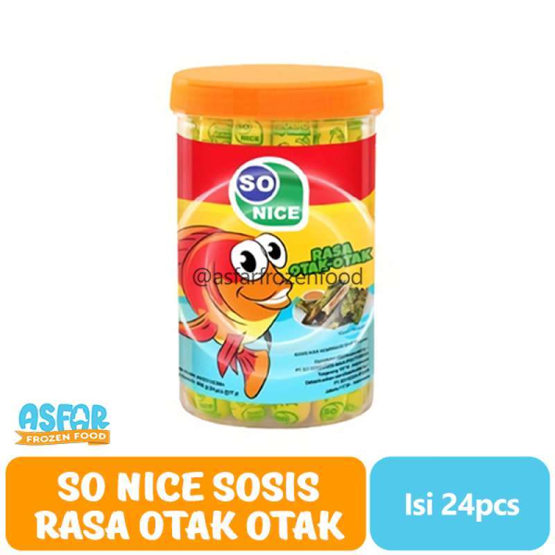 Jual So Nice Sosis Ikan Rasa Otak Otak Termurah - Harga Grosir ...