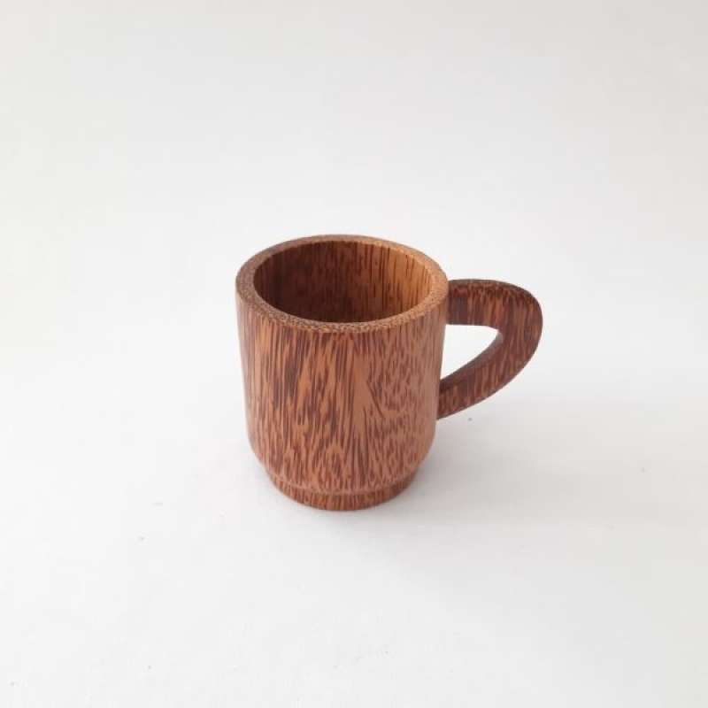 Jual Gelas Kayu / Mug kayu Glugu / Cangkir Kayu Kelapa di Seller GUWAI ...