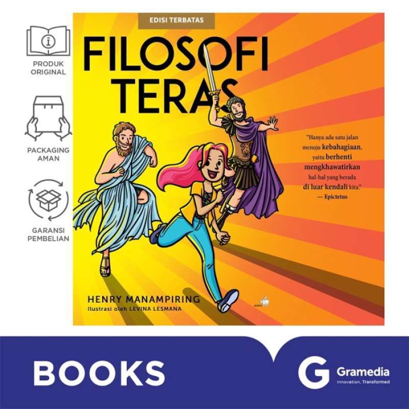 Promo Original FILOSOFI TERAS EDISI KHUSUS COVER ORANGE Buku Self ...