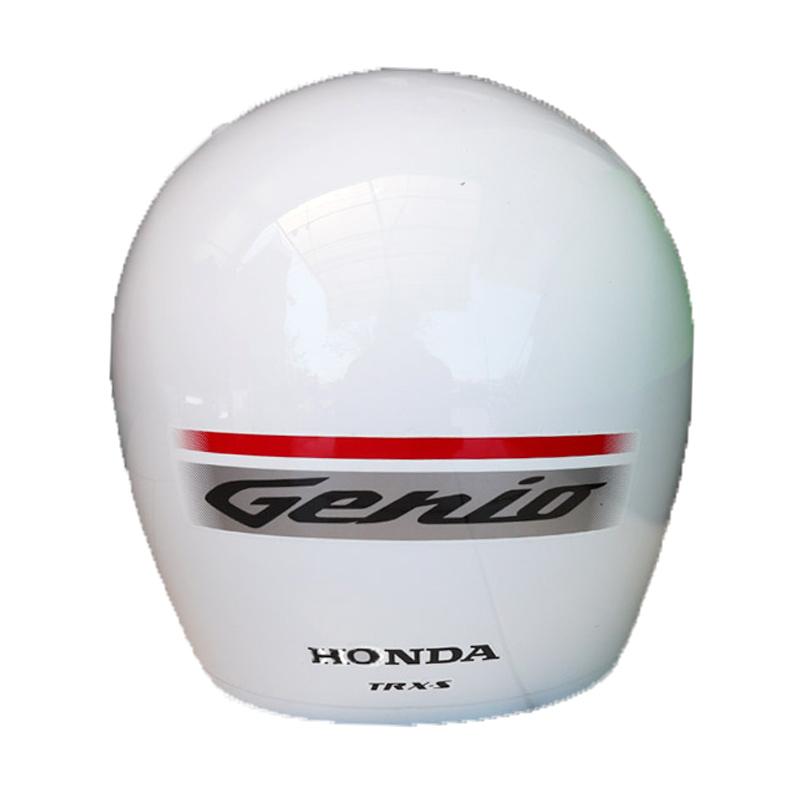 Jual Ahm Retro Honda Genio Helm Half Face - White [original] Di Seller ...