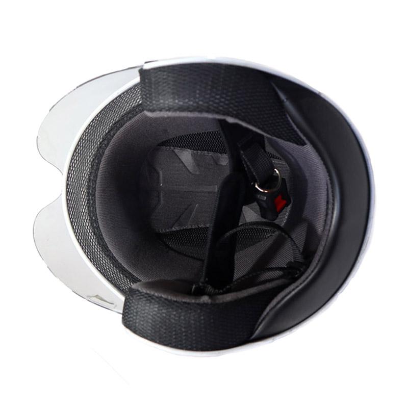 Jual Ahm Retro Honda Genio Helm Half Face - White [original] Di Seller ...