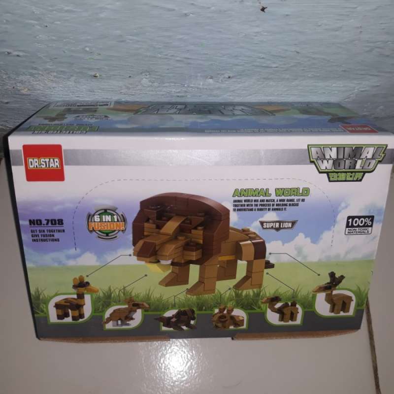 Promo LEGO BRICK BLOCK DR STAR FUSION ANIMAL SUPER LION 6 IN 1 Diskon 5 ...