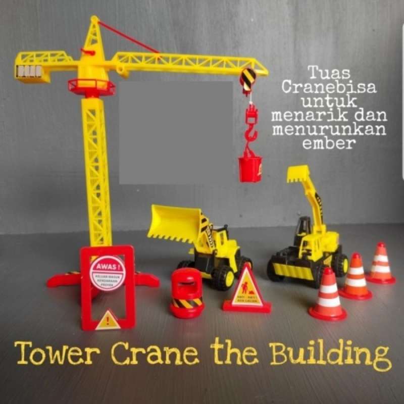 Jual MAINAN SET TOWER CRANE BUILDER - MAINAN ALAT KONSTRUKSI BANGUNAN ...