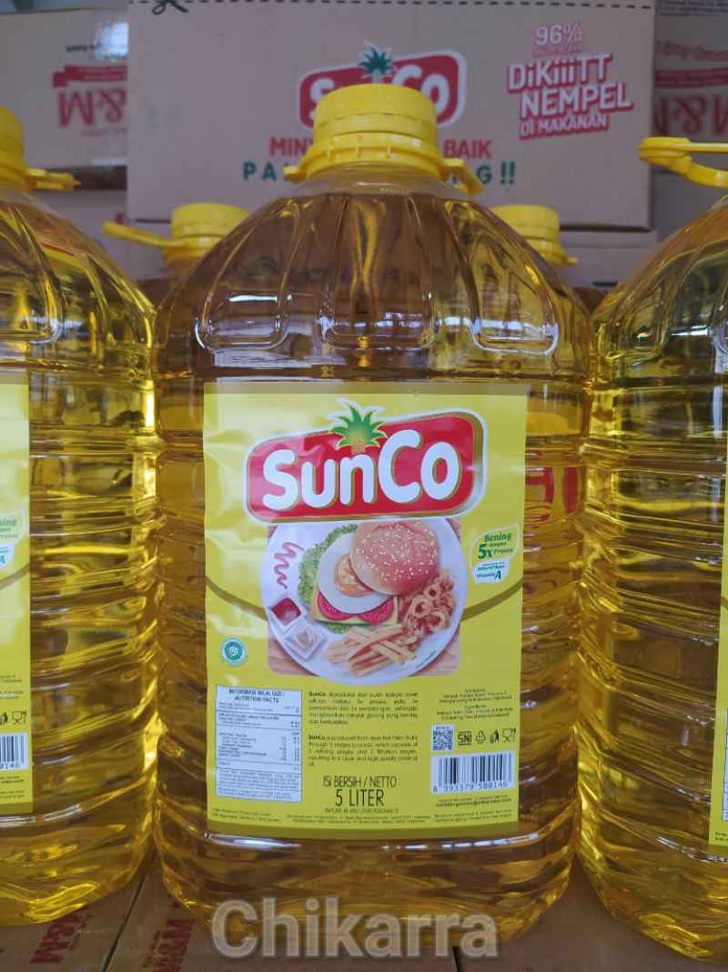 Promo Sunco Minyak Goreng 5 Liter Dus [ 5lt X 4 Pcs ] - Botol 5 Lt ...