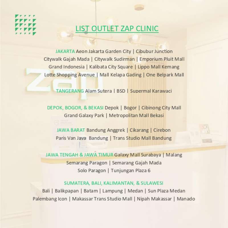 Jual Zap Clinic Active Acne Laser Di Seller Zap Clinic - Kalideres ...