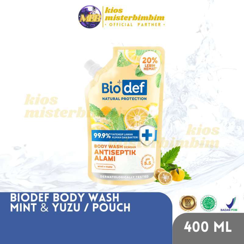 Jual Biodef Sabun Mandi Antiseptik Body Wash Pouch 400ml Di Seller Kios ...