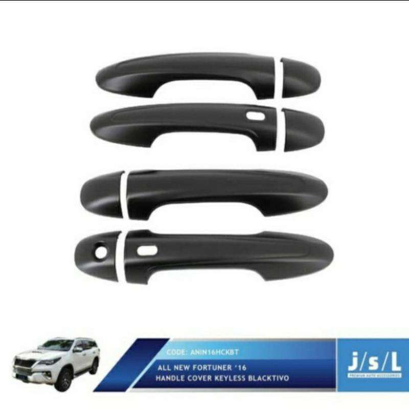 Jual Paket Handle + Outer Mangkok Pintu All New Fortuner VRZ TRD Black JSL di Seller Toko ...
