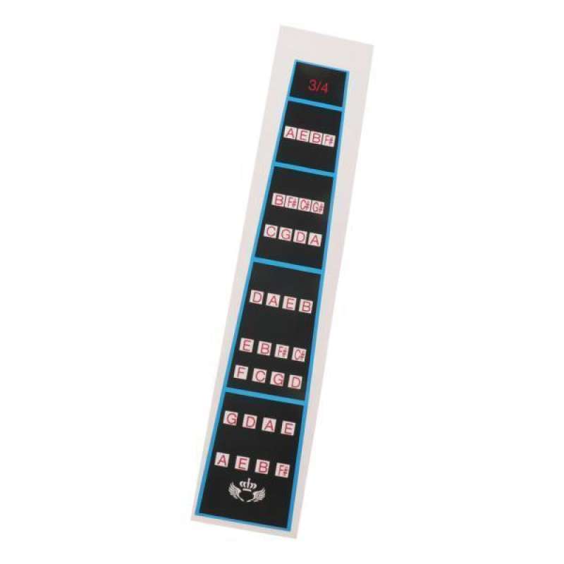 Jual 5xviolin Chart Finger Sticker Guide Intonation Chart For Violin
