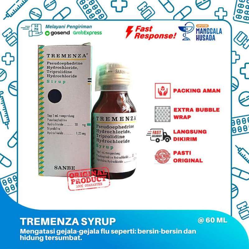 Jual TREMENZA SIRUP @ 60 ML di Seller APOTEK MANGGALA HUSADA Official ...