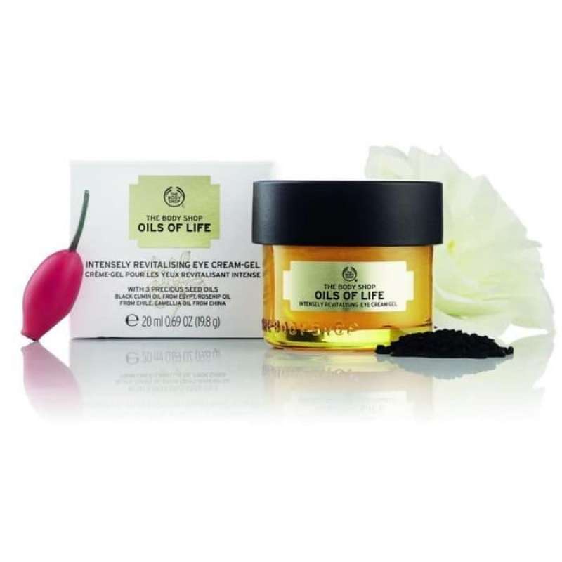 Jual The Body Shop Oils Of Life Eye Cream Gel 20ml Di Seller ...