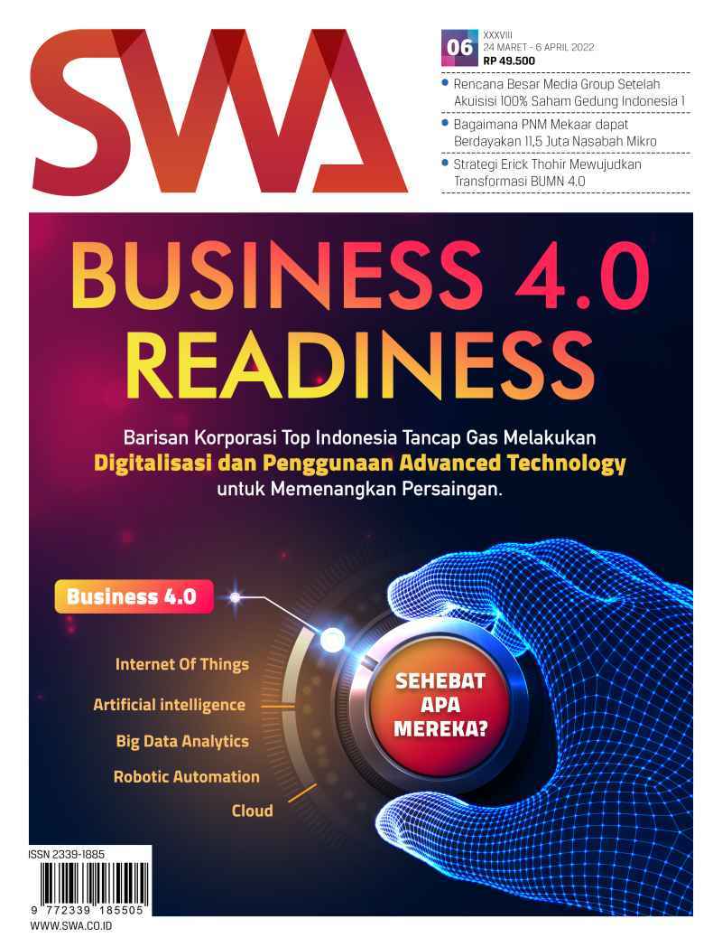 Promo majalah SWA edisi 06/2022 Business 4.0 Readiness Diskon 10% di ...