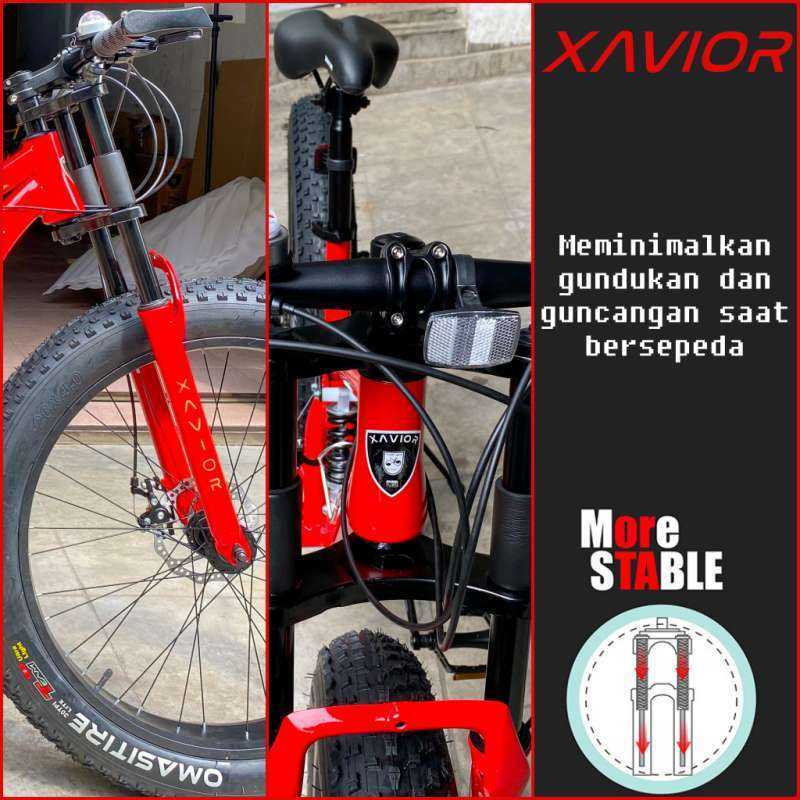 Jual Xavior Sepeda Mtb Fat Bike 26 Inch Xvcm Superorca 21 Speeds Double ...