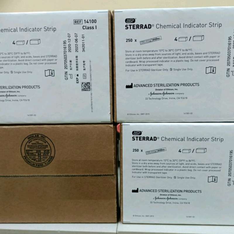 Jual STERRAD Indicator Strip 1 dus isi 4 box x 250 strip di Seller ...