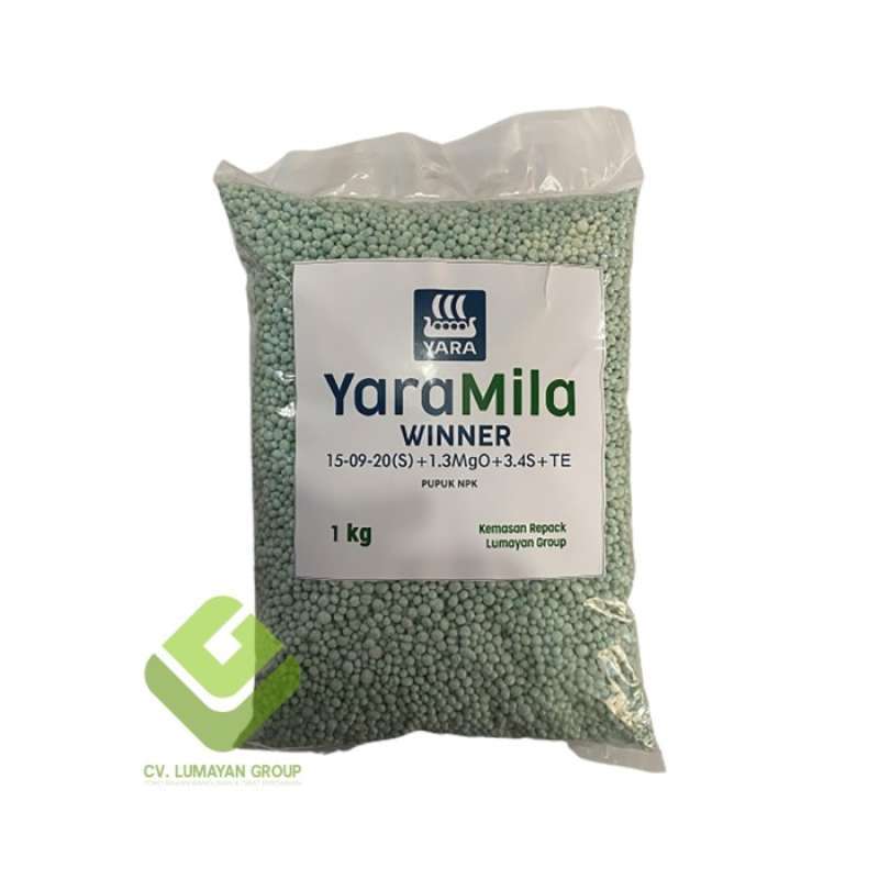 Jual Pupuk NPK Yara Mila Winner 15-09-20 1kg Kemasan Repack di Seller ...