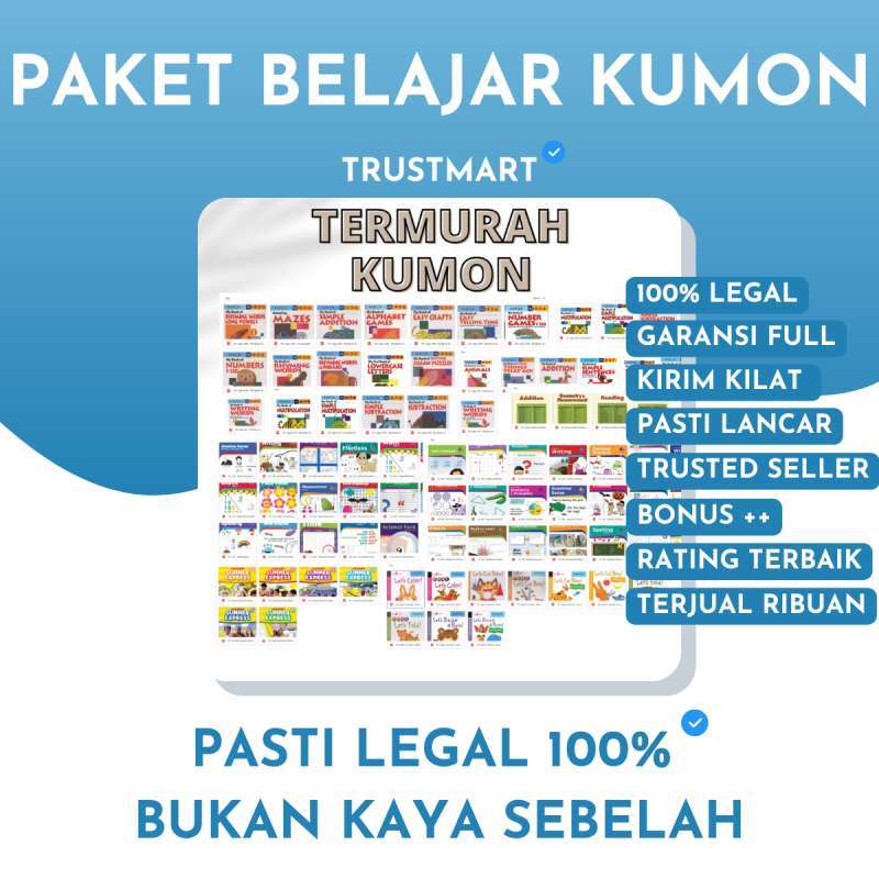Jual TERMURAH PAKET KUMON LENGKAP BELAJAR 300 BUKU ONLINE ANAK ...
