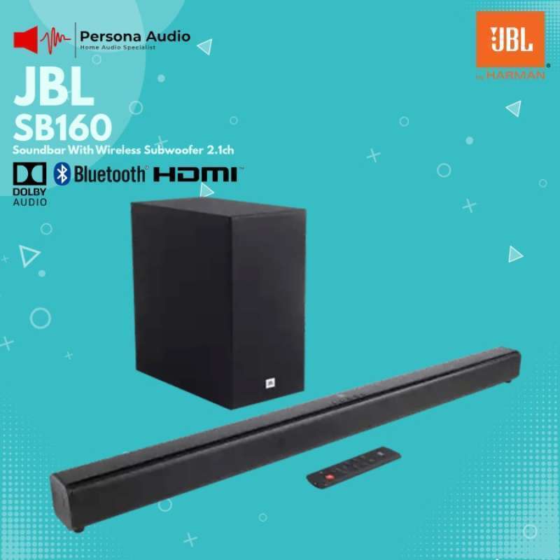 Jual Jbl Sb160 Sb 160 Soundbar With Wireless Subwoofer 2.1 Channel Di ...