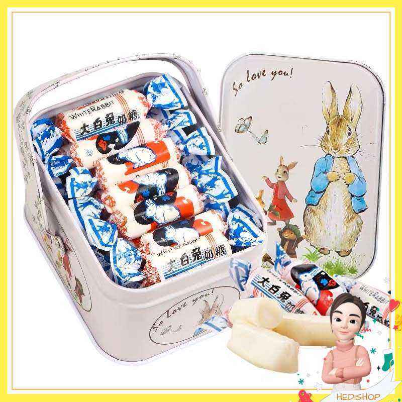 Jual Permen Susu Kelinci - White Rabbit Candy - Free Kaleng Cantik di ...