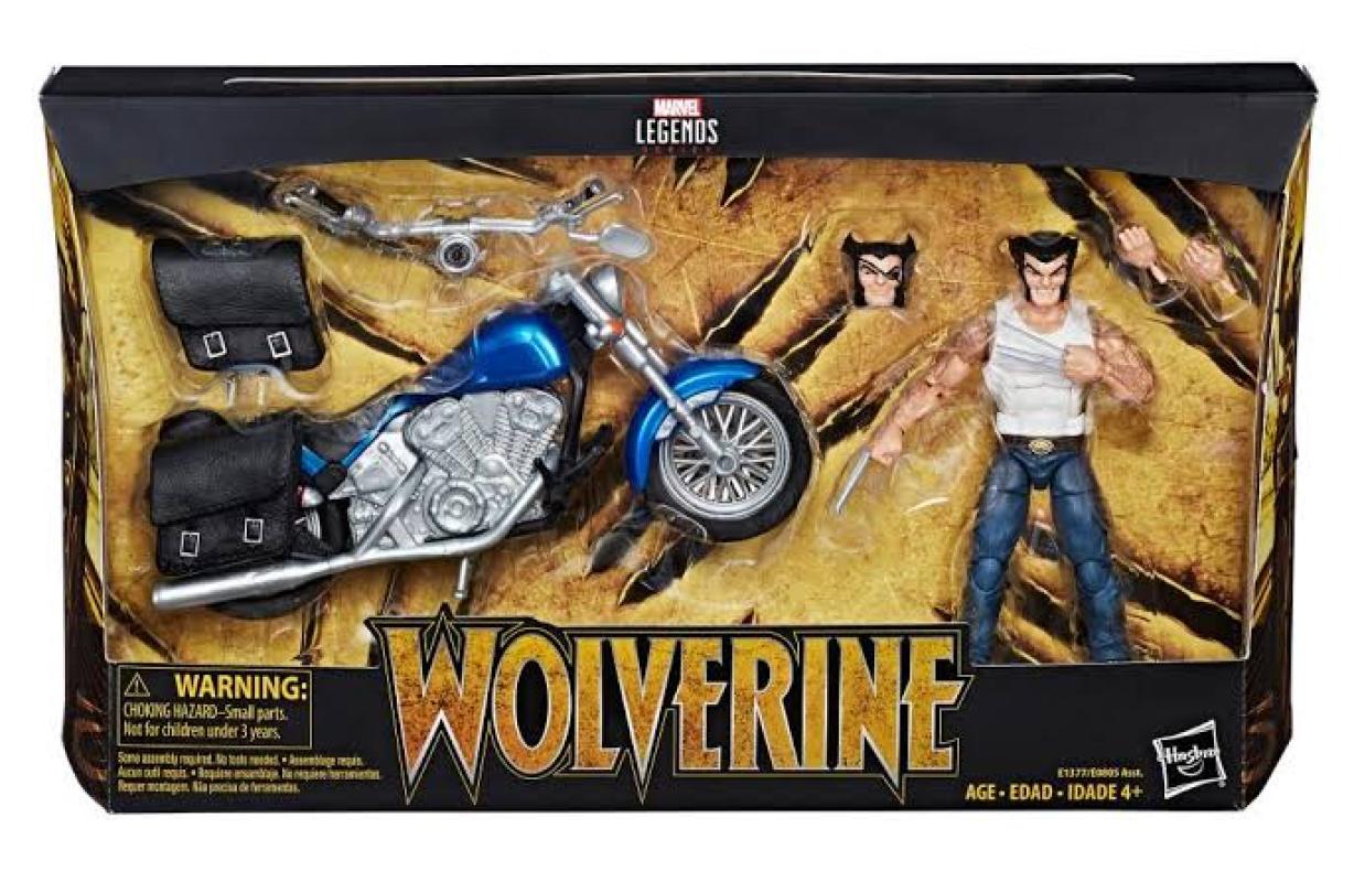 Jual Hasbro Marvel Legends Wolverine Motorcycle Bike Logan X-Men Action ...