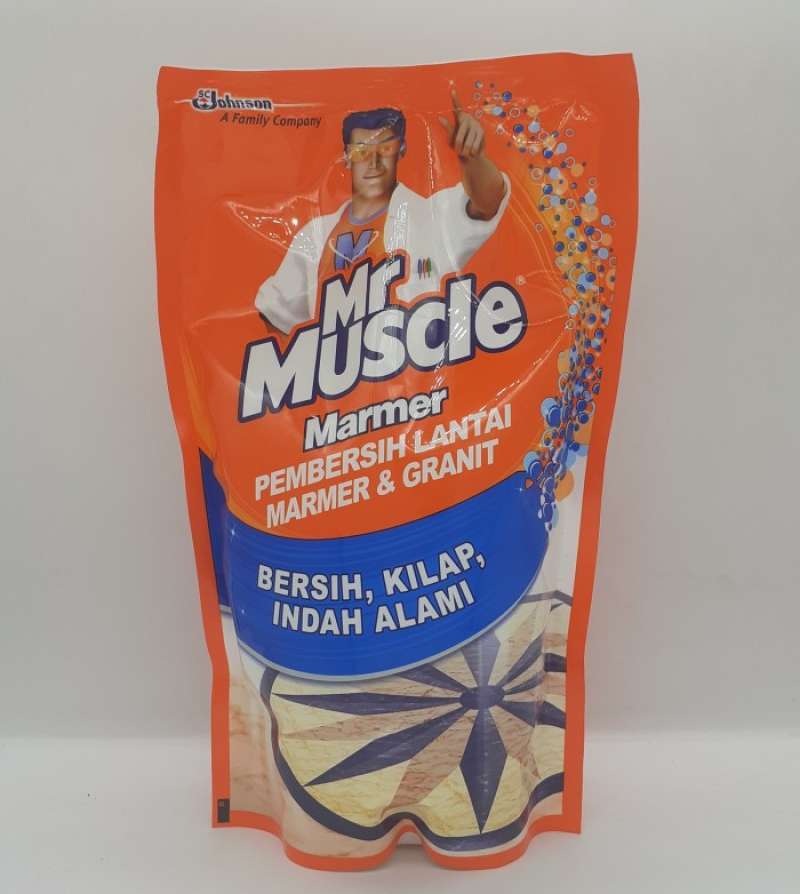 Jual MR MUSCLE AXI MARMER CAIRAN PEMBERSIH LANTAI MARMER POUCH 800 ML ...