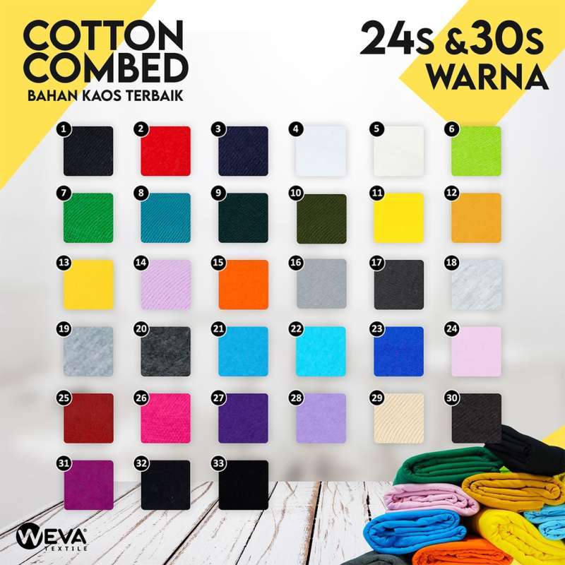 Jual Bahan Kain Kiloan Cotton Combed 24s Bahan Kaos Distro - 30 Coklat ...