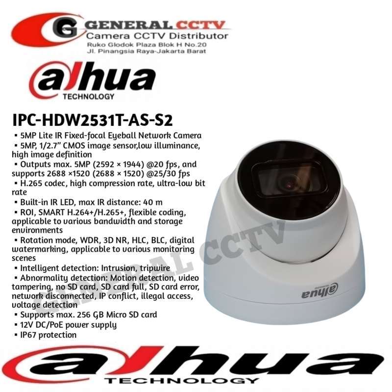 Jual Dahua Ip Camera Mic Original, Murah & Diskon Mei 2024 | Blibli