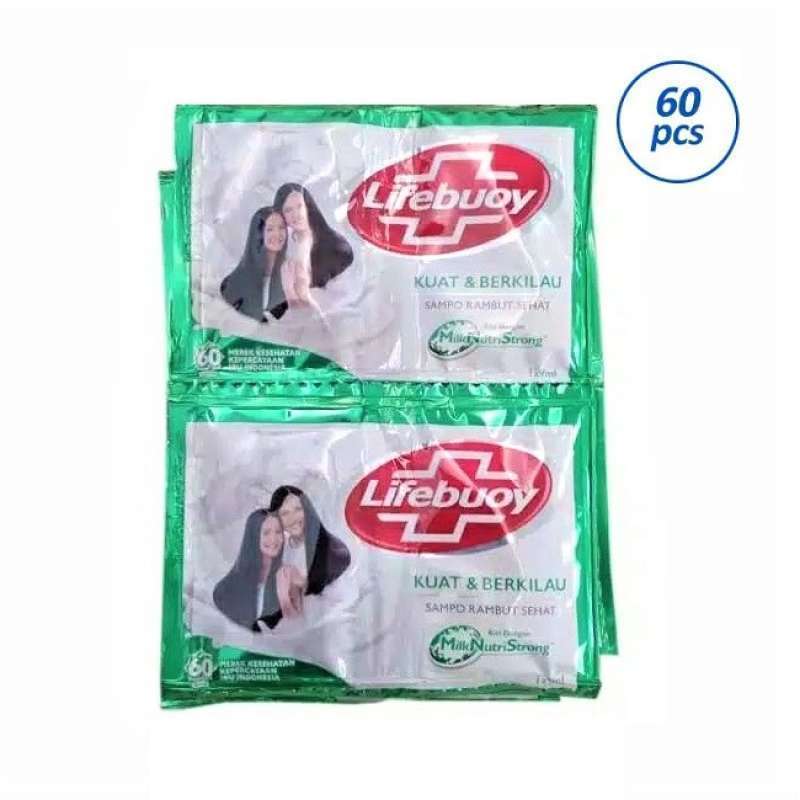 Promo Lifebuoy Shampo Strong & Shiny [9 Ml / 480 Sachet / Karton ...