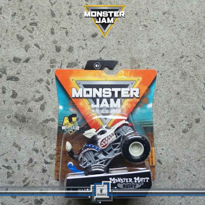 Jual Monster Jam 1/64 MONSTER MUTT HUSKY Truck with Wheelie Bar Hot ...