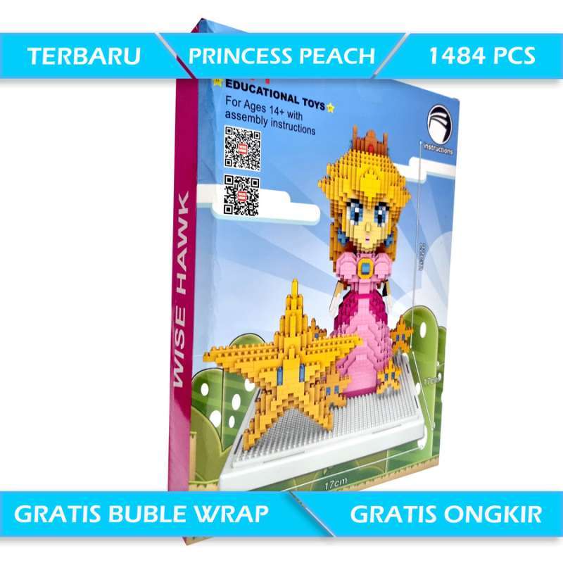 Promo Princess Peace Nano Block Super Mario Brick Lego Diskon 5% Di ...