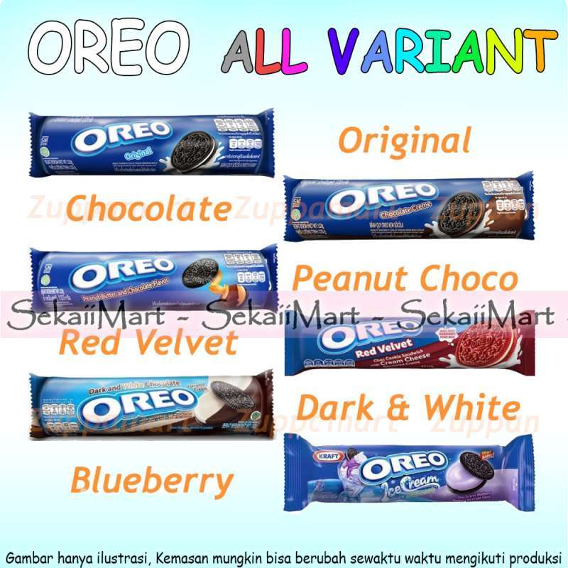 Promo OREO Cream Cookies All Variant - Biskuit Krim Kukis Oreo Semua ...