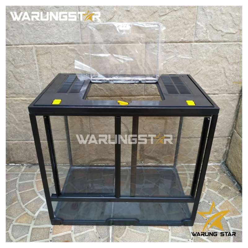 Promo NIKITA STAR AQUARIUM TERRARIUM UKURAN L 40CM / KANDANG REPTIL KANDANG HAMSTER ULAR ...