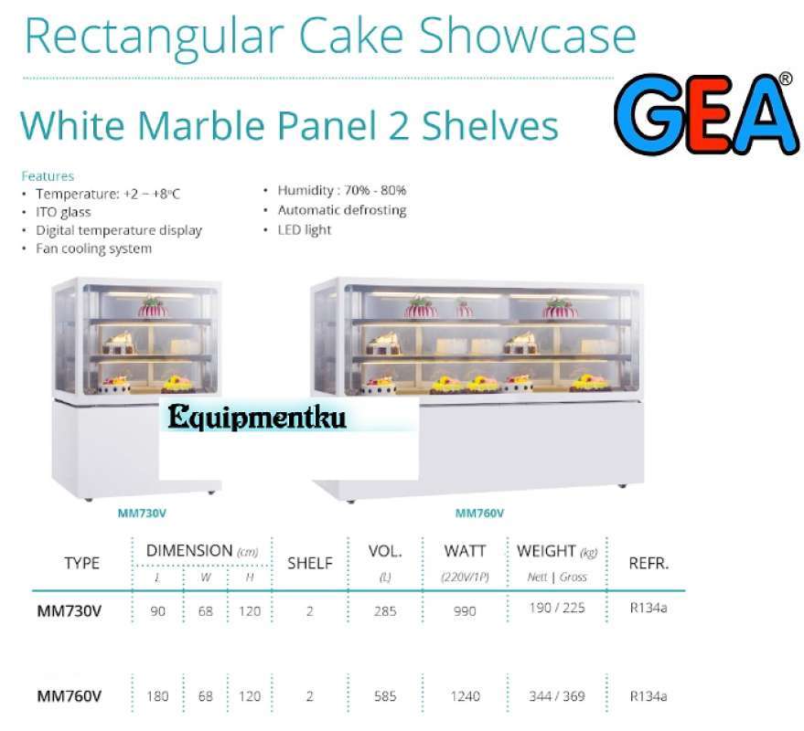 Jual Chiller Showcase Cake Gea Original, Murah & Diskon Maret 2024 | Blibli