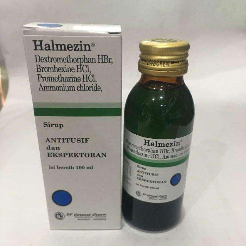 Jual Halmezin Syrup 100 Ml Obat Untuk Mengatasi Batuk Kering / Batuk ...