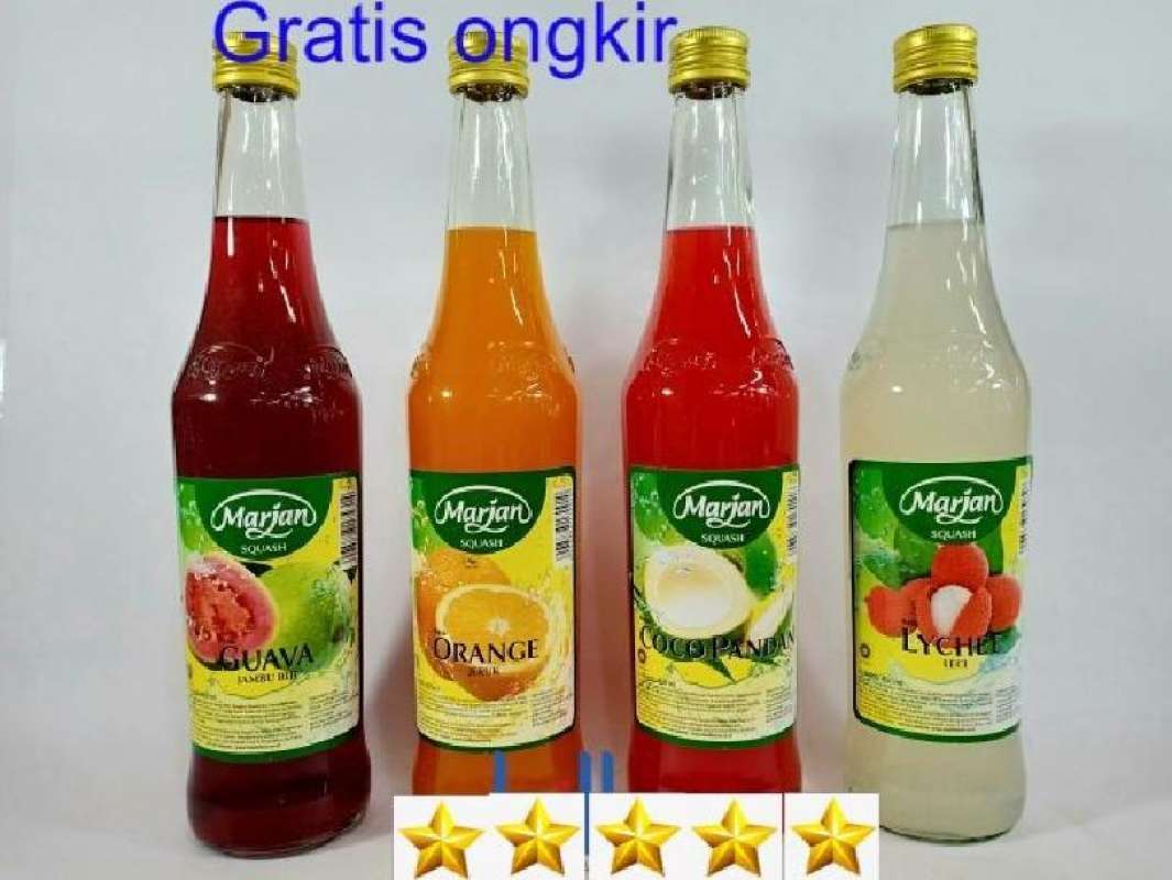 Jual Marjan Squash Lychee 450 Ml Termurah - Harga Grosir Terupdate Hari ...