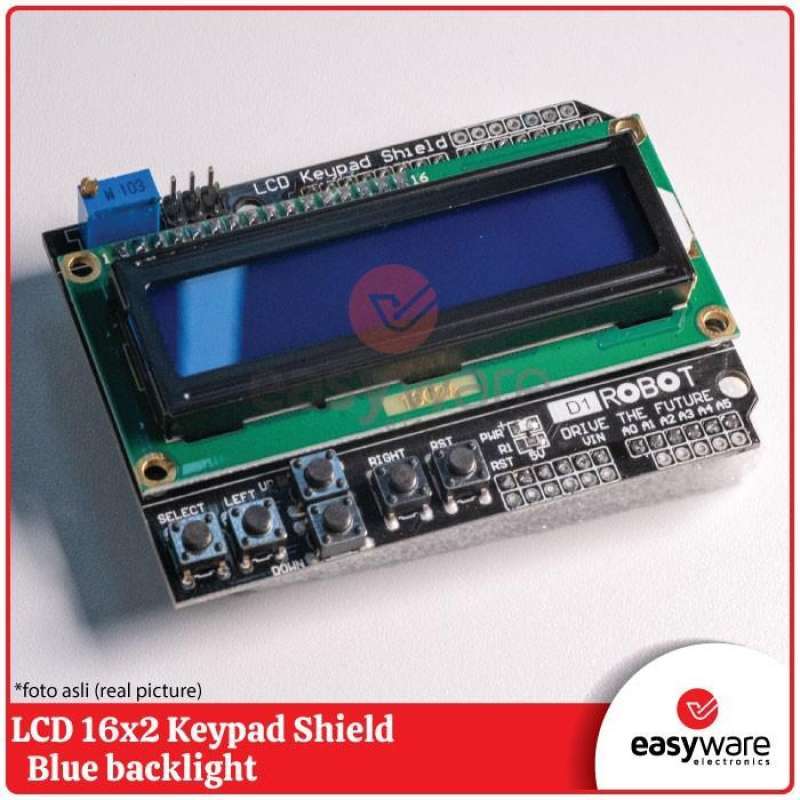 Jual LCD 1602 KEYPAD SHIELD ARDUINO LCD KEYPAD SHILED di Seller ... Jual LCD 1602 KEYPAD SHIELD ARDUINO LCD KEYPAD SHILED di Seller ...