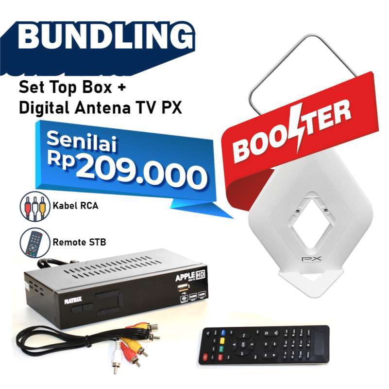 Jual Set Top Box Dvb T2 Matrix Garuda Apple Receiver + Antena Tv ...