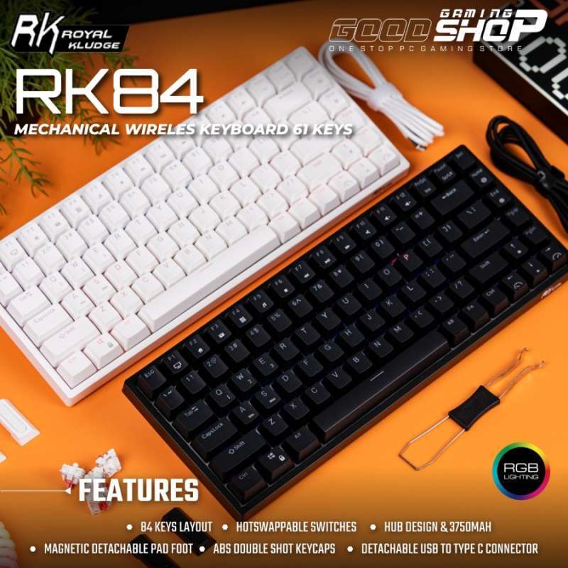 Jual RKGAMING RK GAMING RK84 / RK 84 / RK857 Tri-mode RGB - Gaming ...
