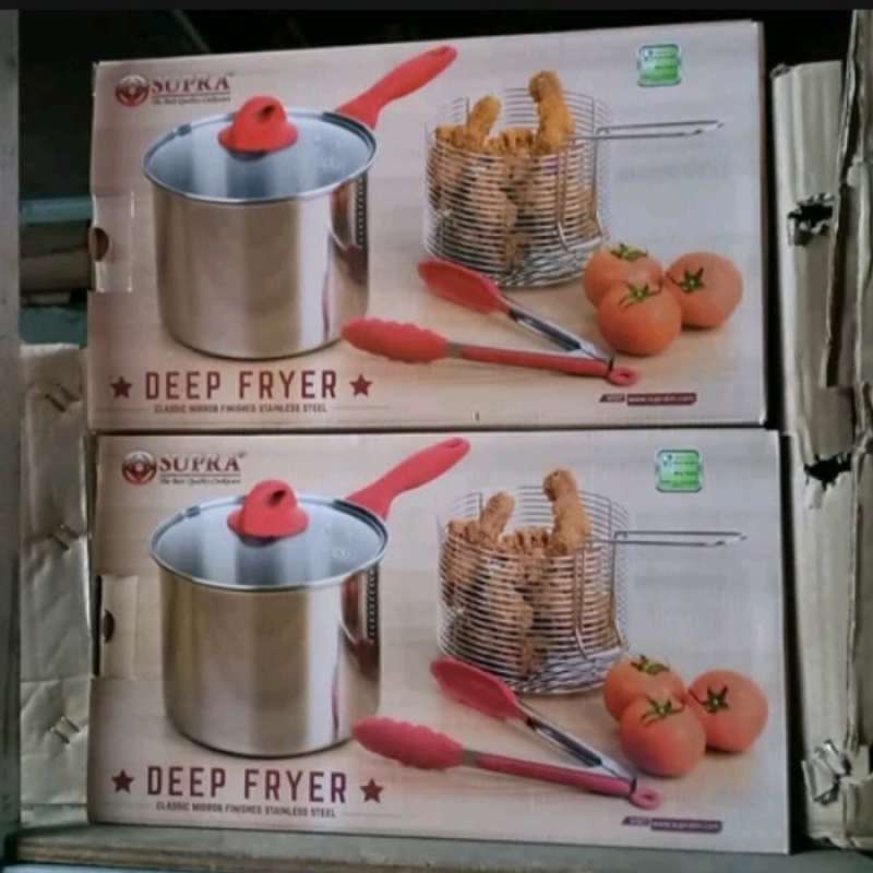 Promo BEST PROMO DEEP FRYER SUPRA STAINLESS UKURAN 20CM ISI 2 PCS ...