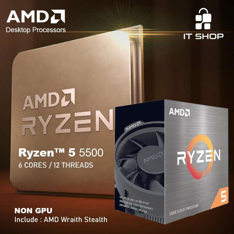 Jual Amd Ryzen 5 5500 Box Original Murah - Harga Diskon Januari 2024 ...