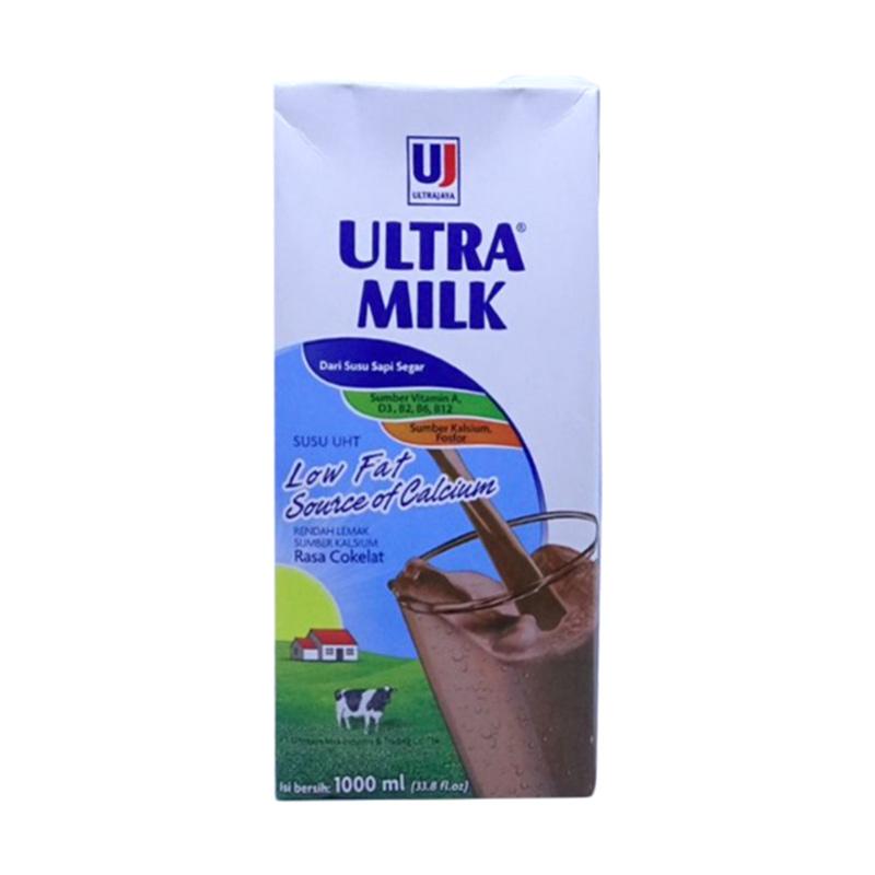 Jual Ultra Milk Low Fat Choco 1Lt di Seller Tambah Jaya Swalayan ...